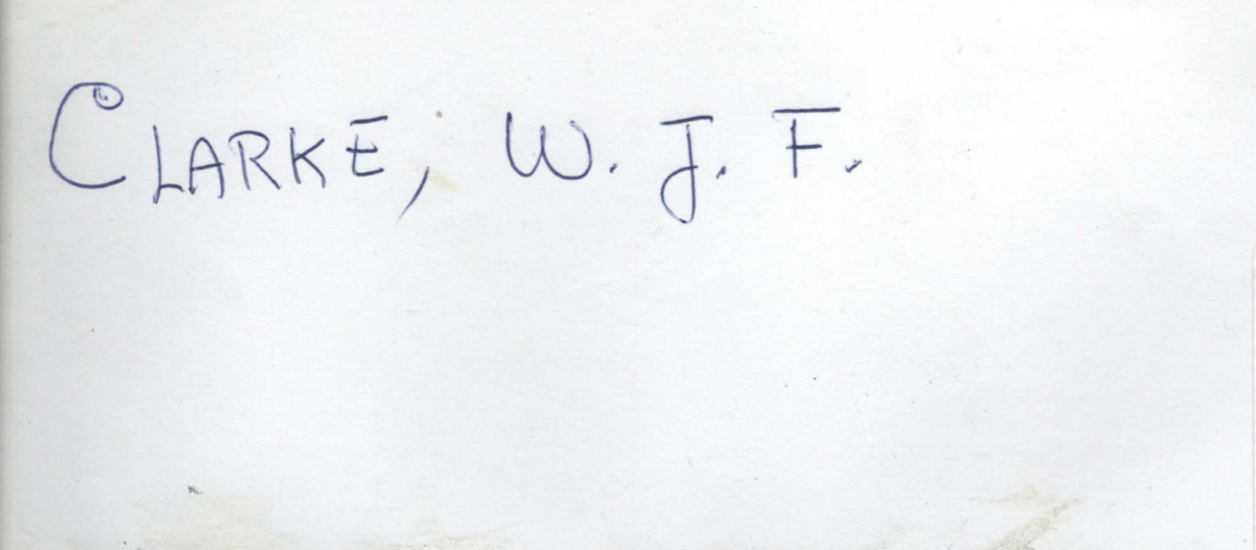 Clarke, W.J.F | Monte San Martino Trust Archives